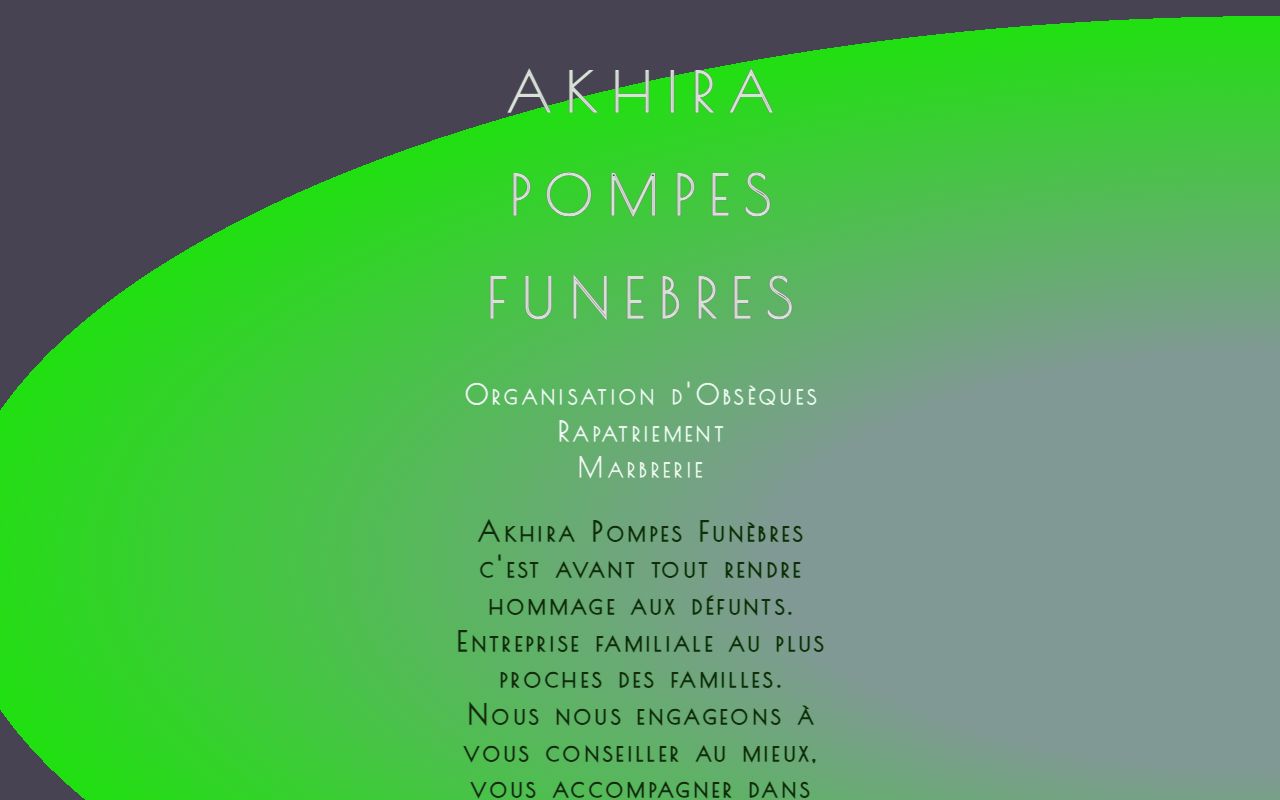 Akhira Pompes Funèbres